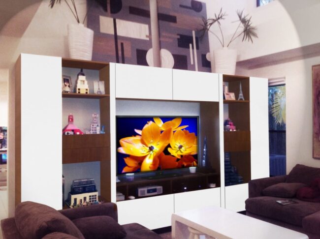 White Alexander Entertainment Center - Contempo Space